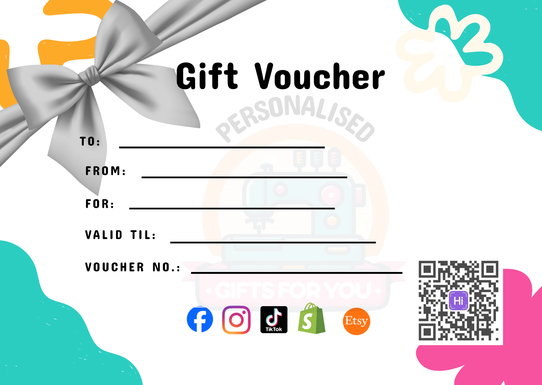 Gift Vouchers – Personalised Gifts for You